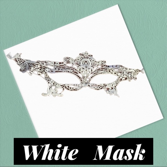 Accessories | Sexy White Lace Mask A4 | Poshmark